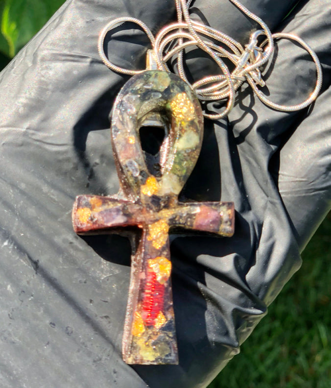 The "Small Ankh" Orgone Amulet- Aura Protection – The Orgonized Earth